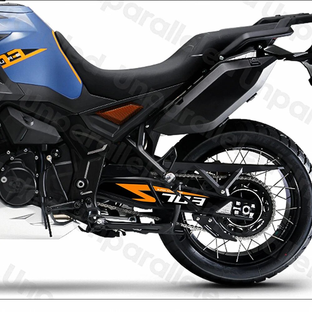 Для Zontes 703F SwingArm наклейка на поворотный рычаг аксессуары для мотоциклов приключенческая защитная наклейка для выхлопной сумки Super PPF F 703 2024 2025