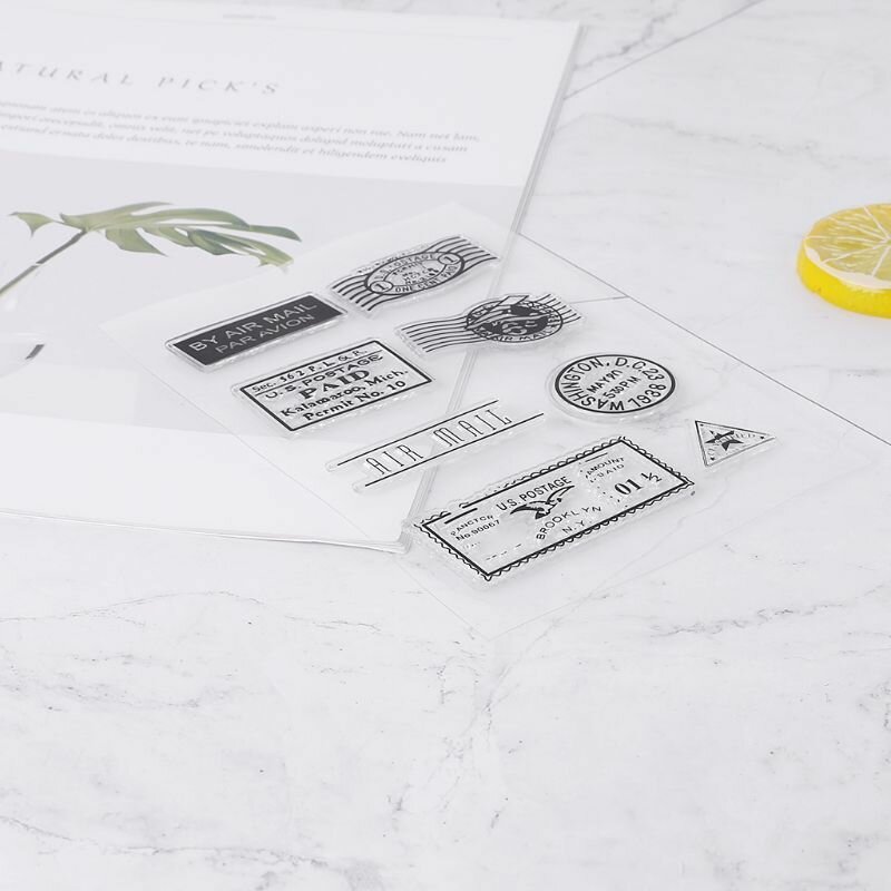 Прозрачная печать-Почтовый Штемпель