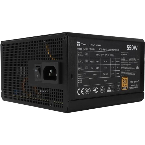 Блок питания Thermalright TR-TB, 550W, 80+ Bronze (TR-TB550S)
