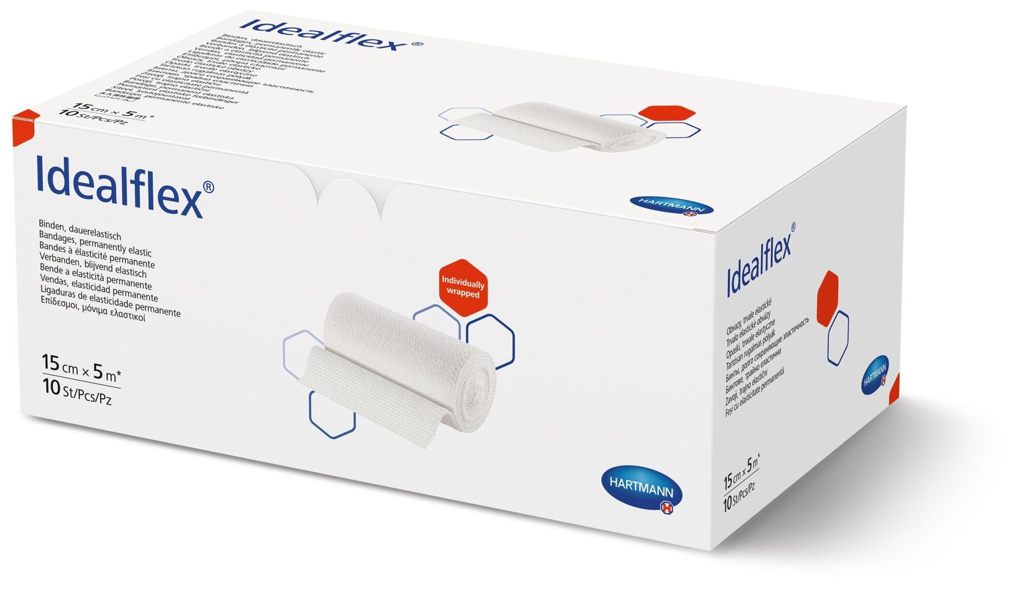 Эластичный компрессионный бинт Hartmann Idealflex 15см х 5м - 10 шт.