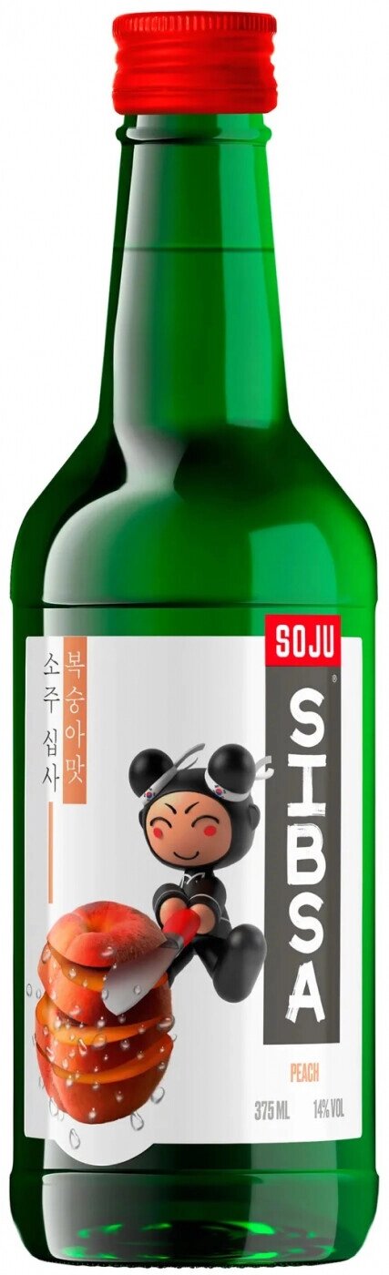 Аперитив "Sibsa" Soju, Peach, 375 мл