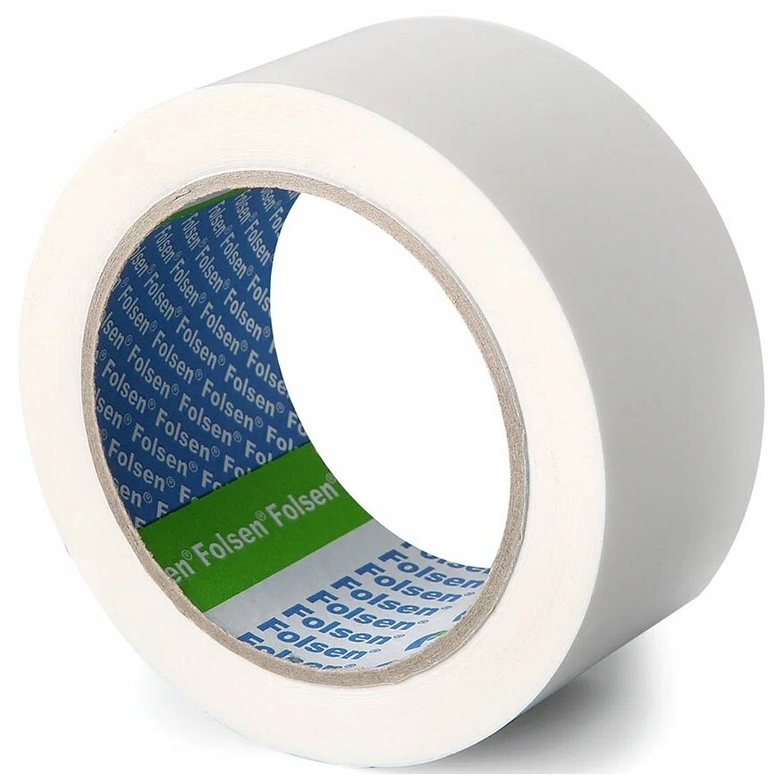 Лента для заклеивания окон Folsen,48мм*33м, белая, Solvert, PP,55мкм