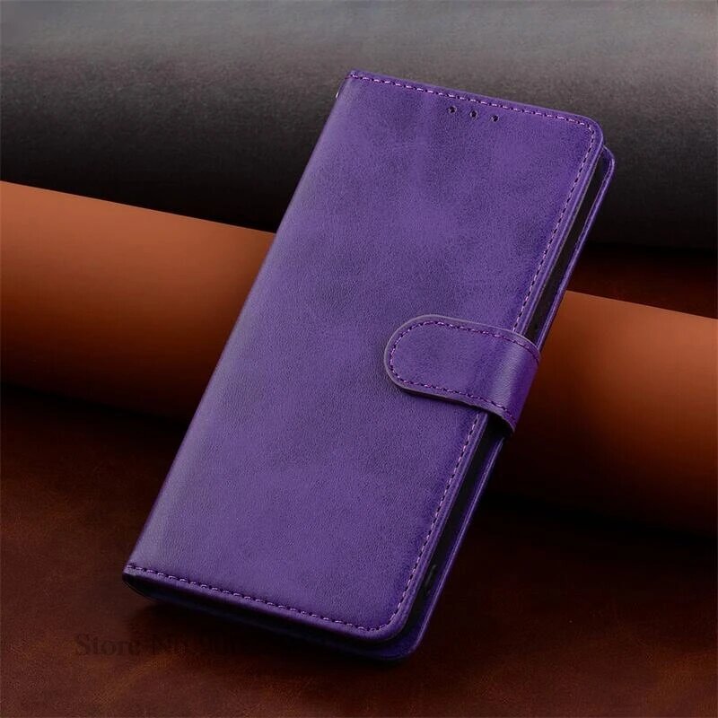 Для Poco M4 Pro 4G Чехол POCO M4 Pro 5G Кожаный Фиолетовый, Purple, POCO M4 Pro 4G