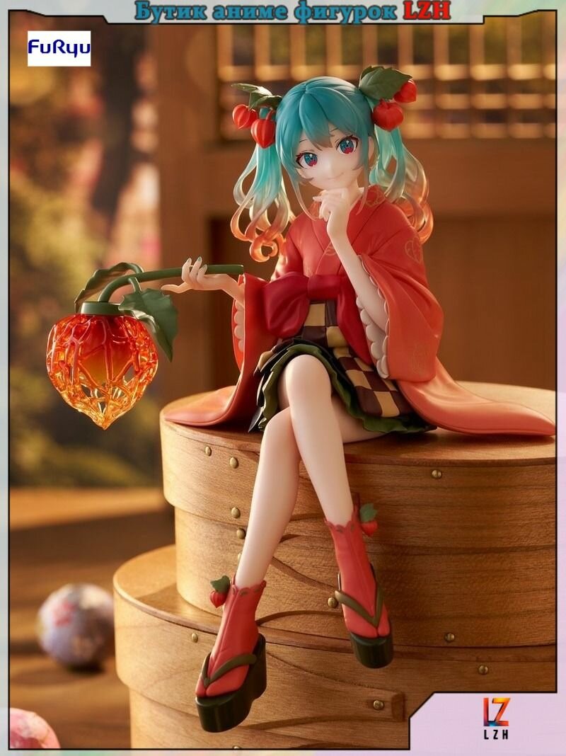 Аниме Фигурка FuRyu Flower Fairy Noodle Stopper Хаунэ Мику(Hatsune Miku) 15cm(LZH)