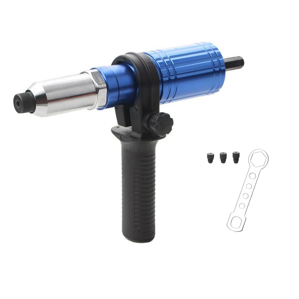 Набор Переходников для электрических Заклепок Превращает Дрель в Мощный инструмент для Клепки для быстрой установки на различные Материалы