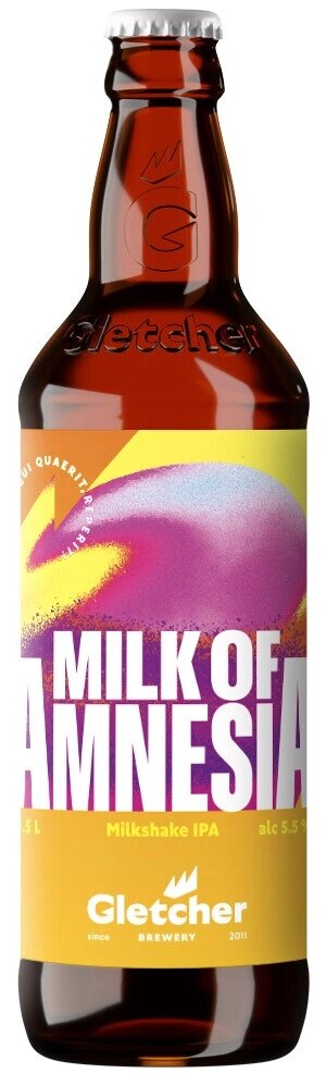 Пиво Глетчер, "Милк оф Амнезия" Тропик, 12 шт, 0.5 л