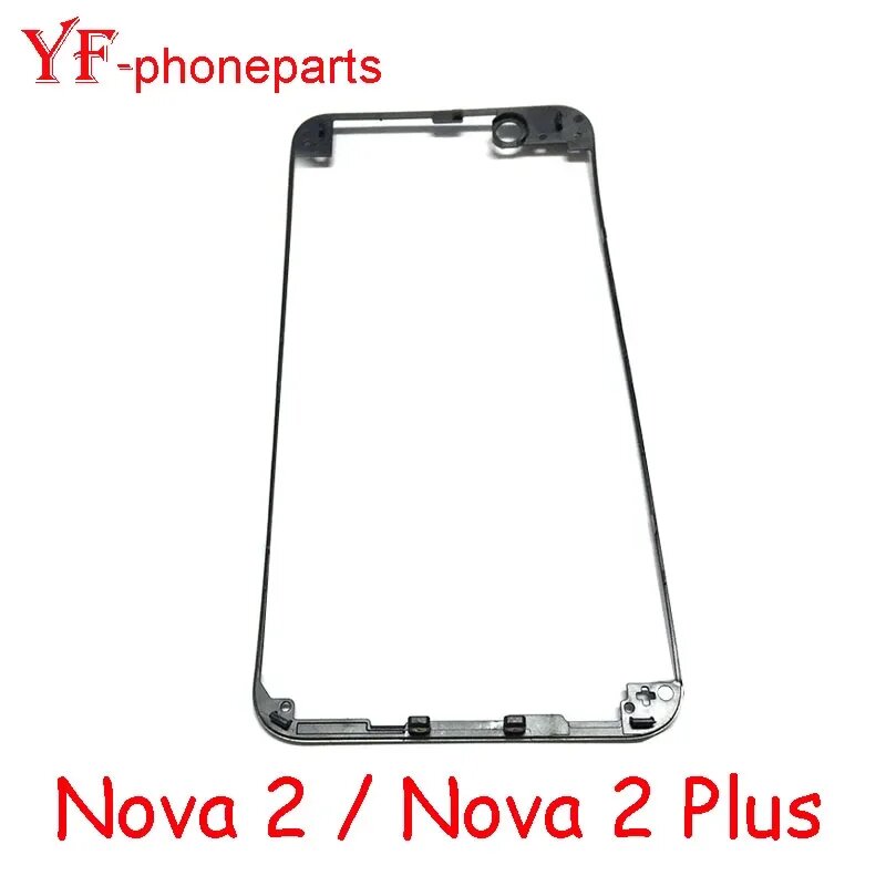 Передняя рамка для Huawei Nova 2 Plus Nova2 Plus / Nova 2, ЖК-дисплей, средняя рамка, держатель, запасные части для ремонта корпуса, лучшее качество
