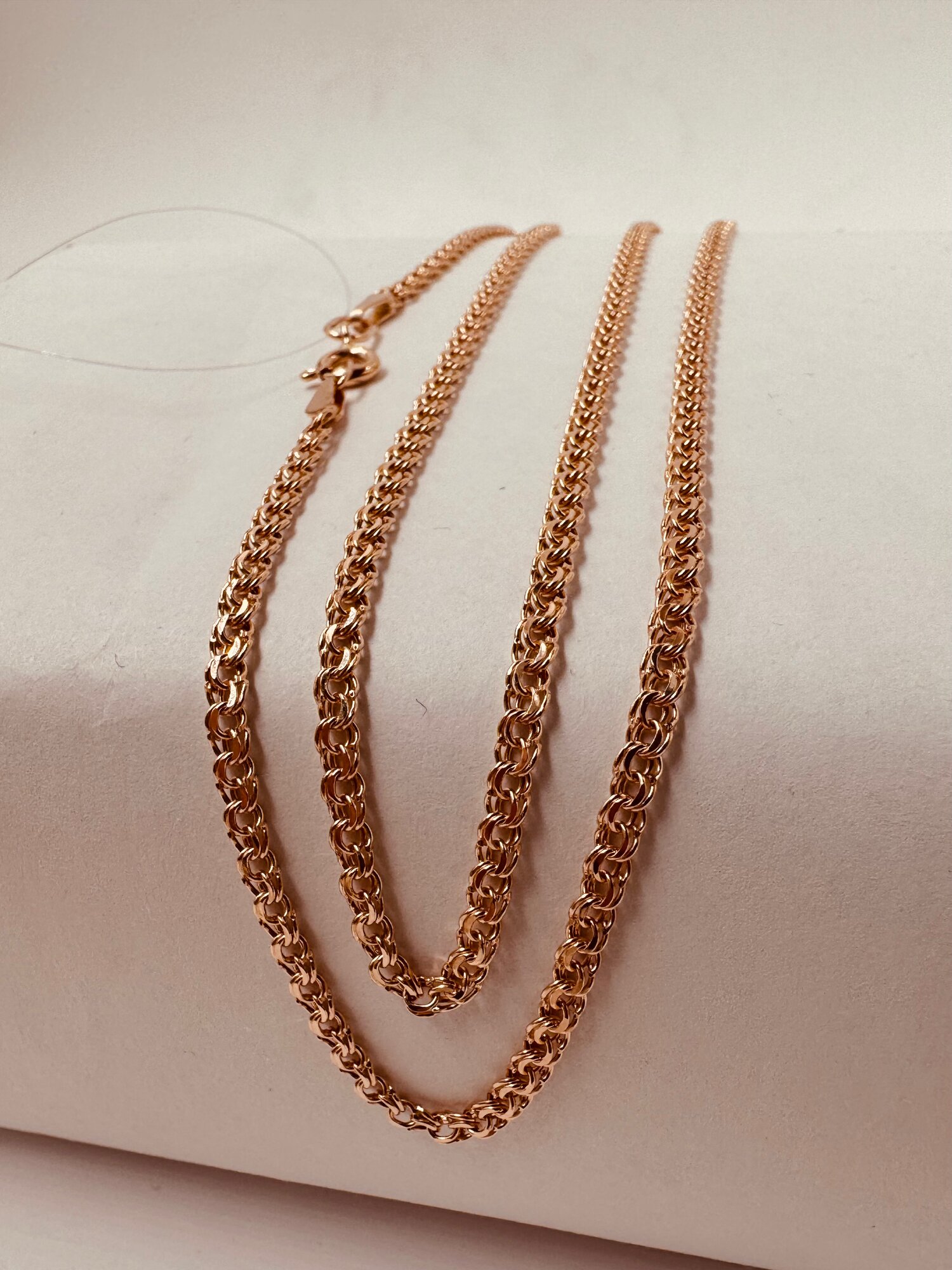 Цепь красное золото, 585 проба