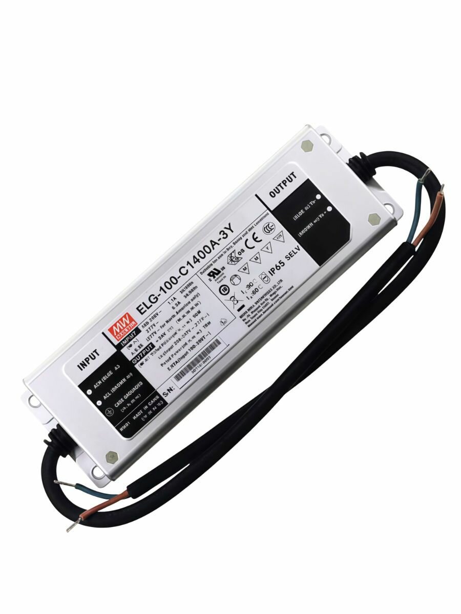 LED-драйвер AC-DC Mean Well ELG-100-C1400A-3Y