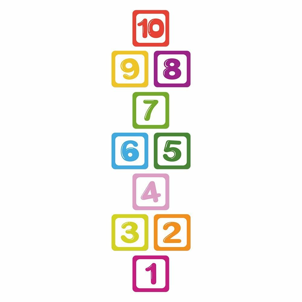 Игра в классики, семейная, спортивная, от 6 лет, 10 элементов