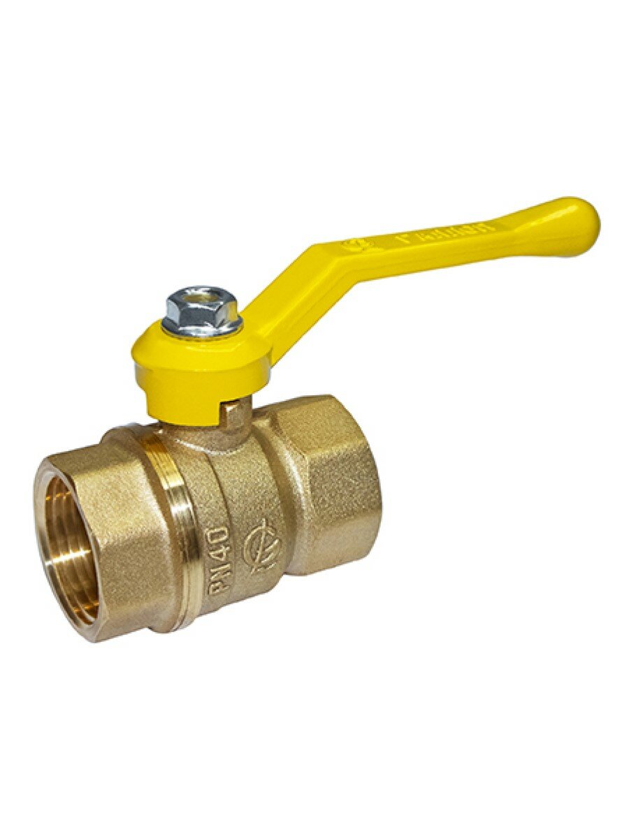 Кран шаровой газовый Галлоп стандарт 220, ВхВ 1", ручка-рычаг (0115032)