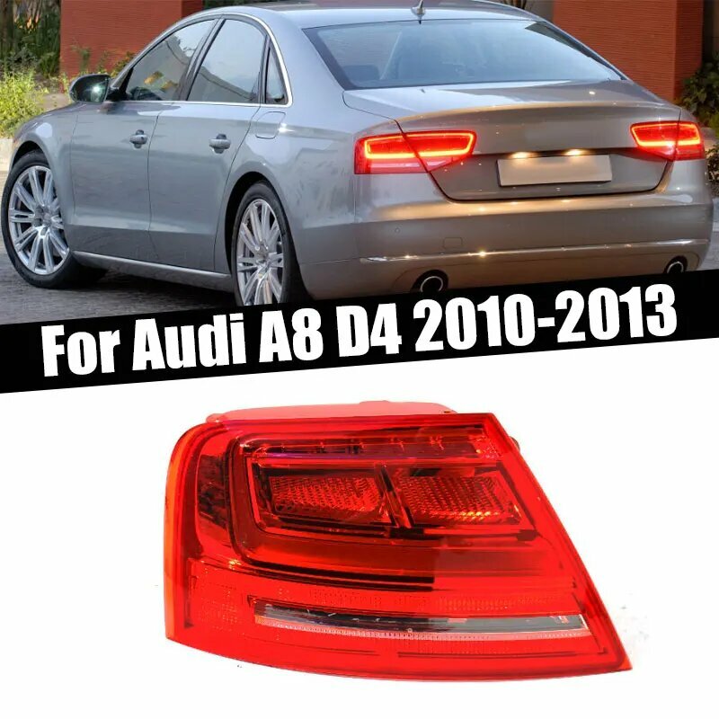 Автомобильные Внешние аксессуары для Audi A8 D4 2010-2013, задняя внешняя фонарь заднего света Only 1 Left