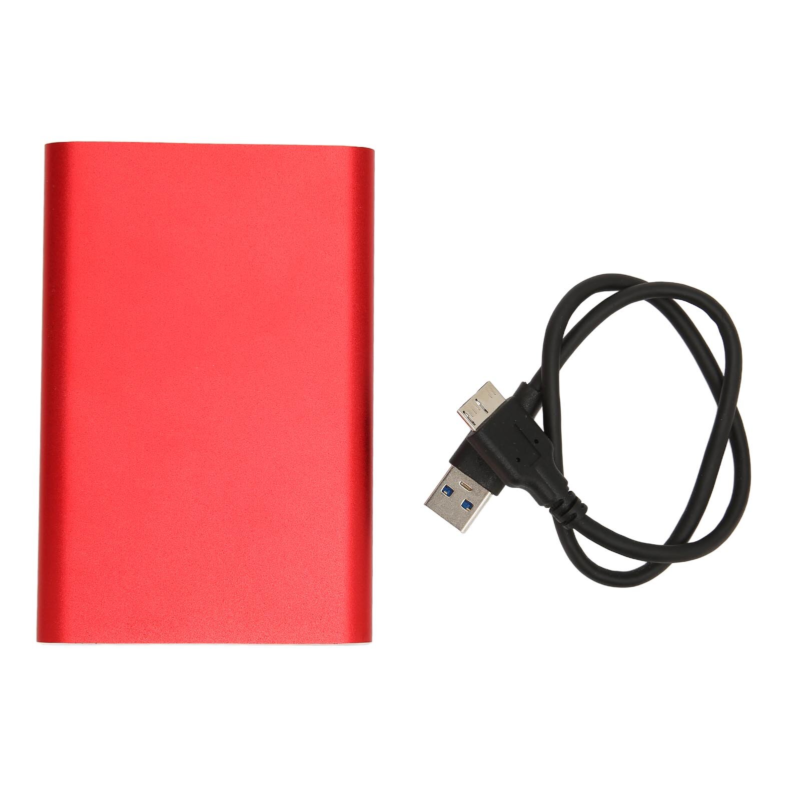 Внешний жесткий диск высокоскоростной USB 3.0, ультратонкий, с ЧПУ-обработкой, портативный внешний HDD для компьютеров, телевизоров, мобильных телефонов, красный, 750 ГБ.