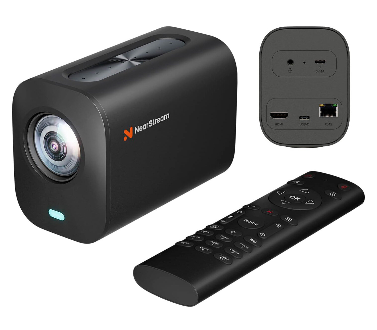 Веб-камера Nearity NearStream VM20, 4K, 10х опт. зум, HDMI, USB, Ethernet