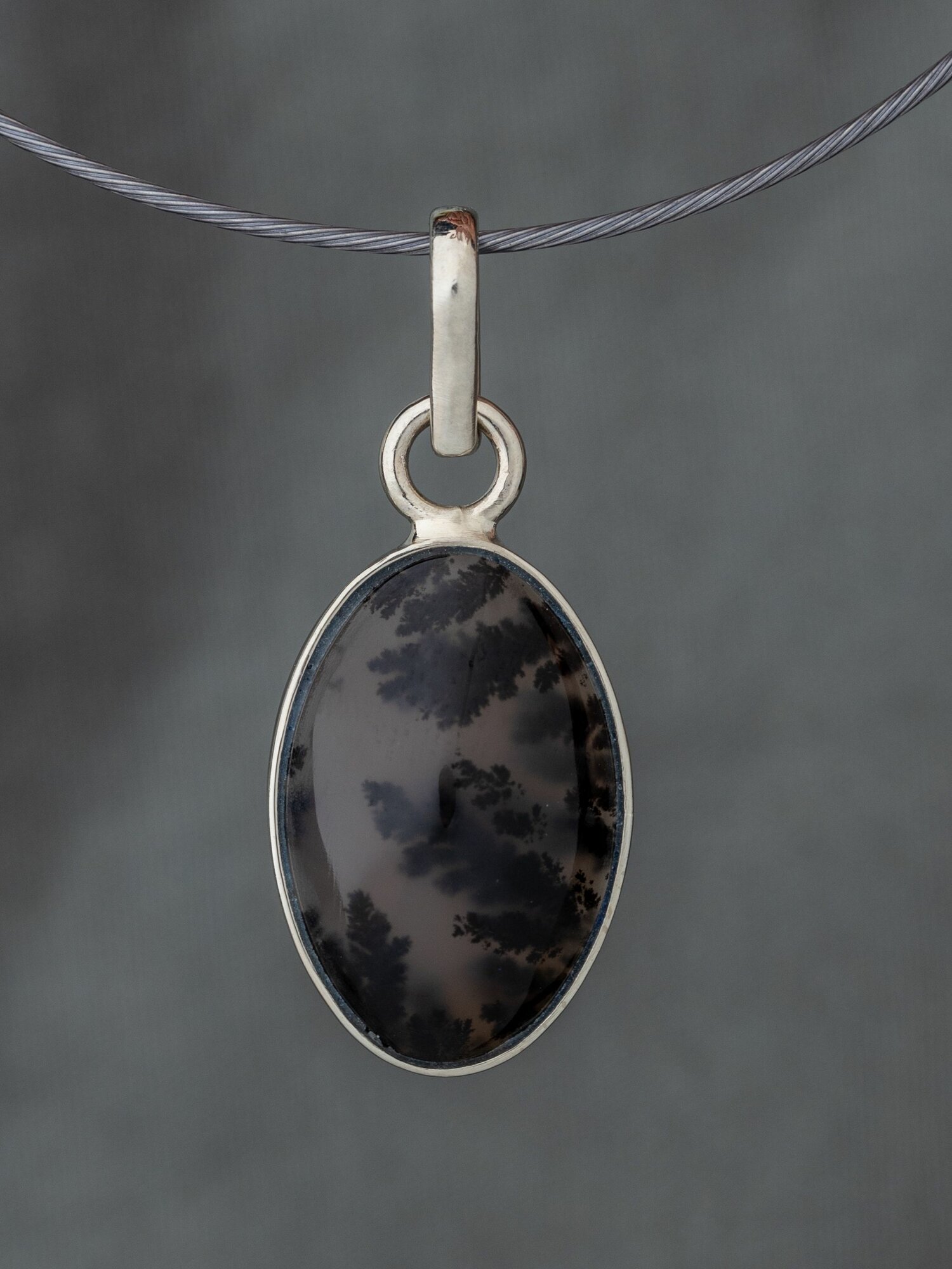 Колье, агат