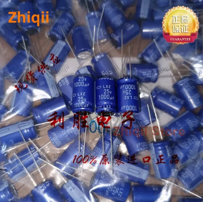 Оригинальные конденсаторы NIPPON CHEMI-CON LXZ 1000 мкФ 25В 10pcs