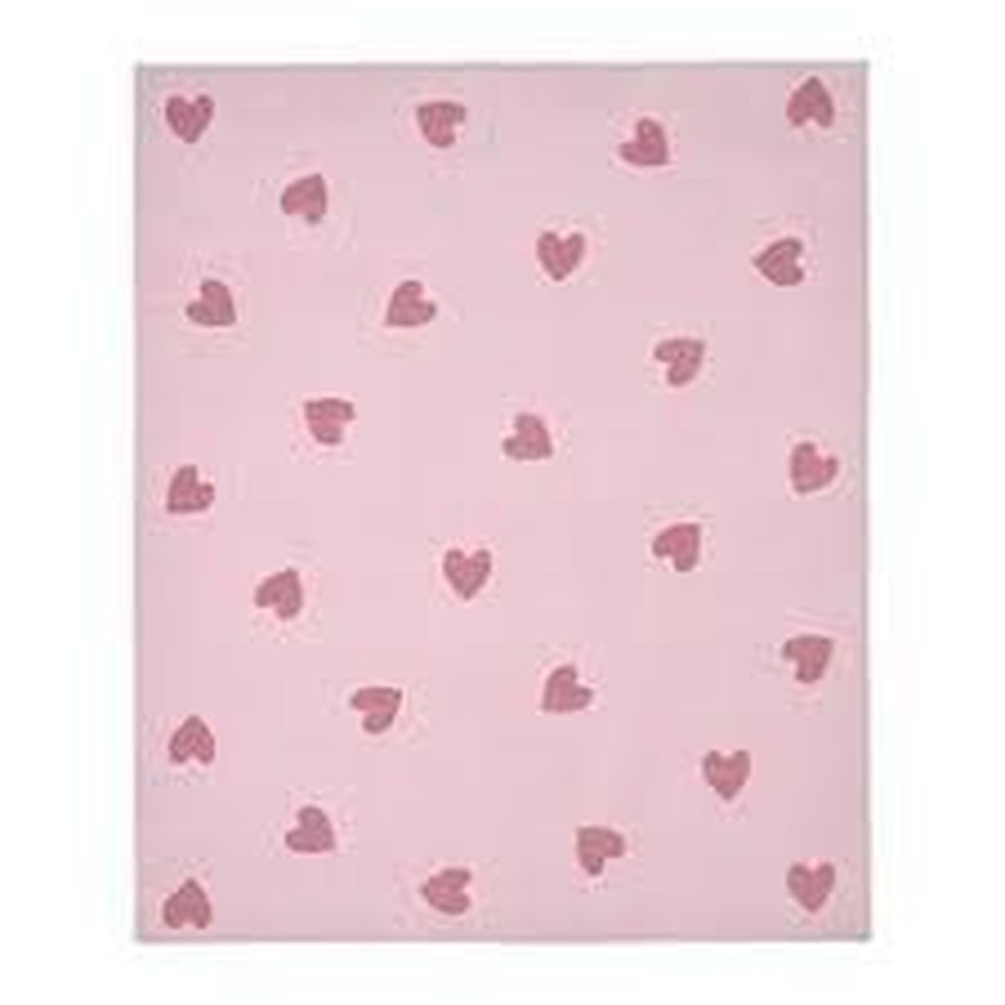 Ковер IKEA "BARNDRÖM", цвет розовый, полиэстер, 133 x 160 см