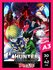 Постер hunter x hunter плакат 3 A3, матовая фотобумага премиум качества