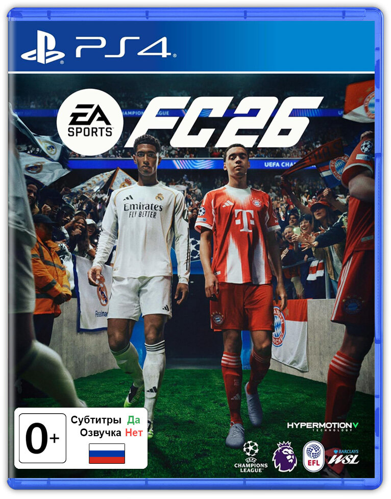EA SPORTS FC 26 (PlayStation 4, Русские субтитры) / Игра на диске PS4 / FIFA 2026