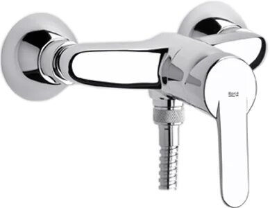 Смеситель для душа Roca Victoria 5A2125C0M хром, глянцевый, настенный, латунный, однорычажный, без лейки, смеситель для ванны с душем