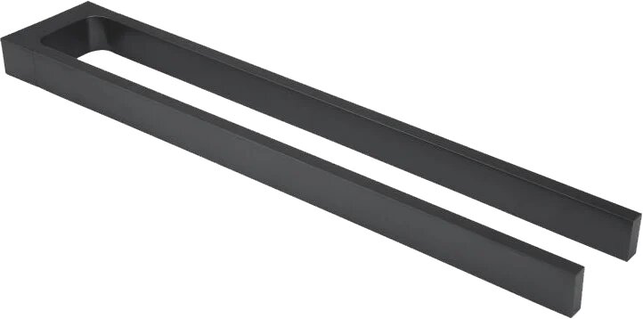 Держатель для полотенец Keuco Edition 11 11118130000 вороненая сталь, матовый, латунный, держатель для полотенец в ванную, двойной, прямоугольный