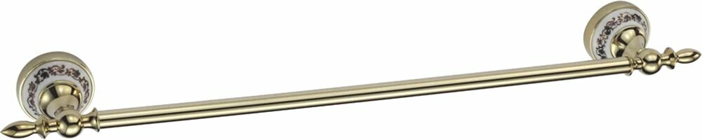 Держатель для полотенец Savol 68 b S-06824B золотой, глянцевый, латунный, держатель для полотенец в ванную, круглый, в стиле ретро