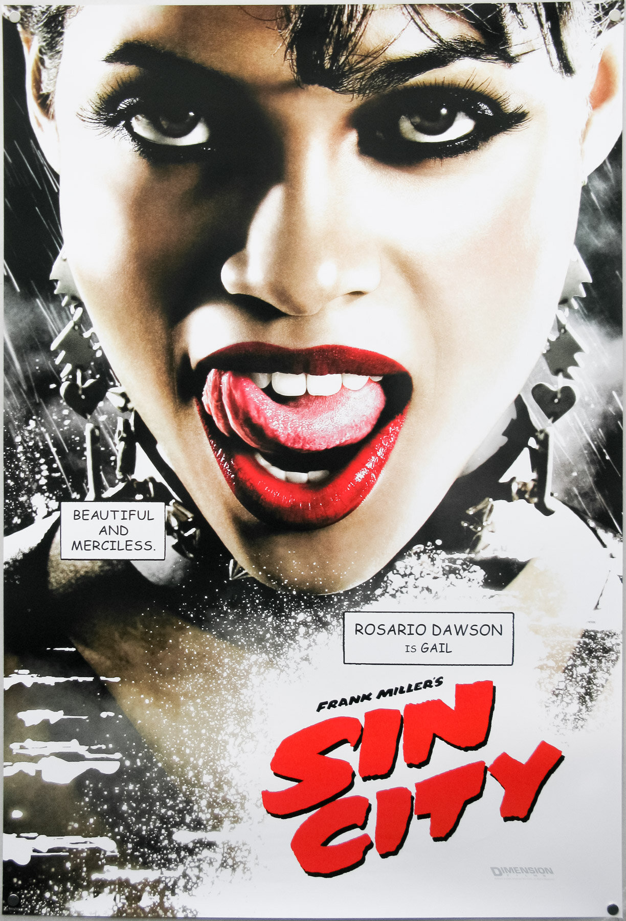Плакат, постер Город грехов (Sin City) 2005 на бумаге, размер 21х30см