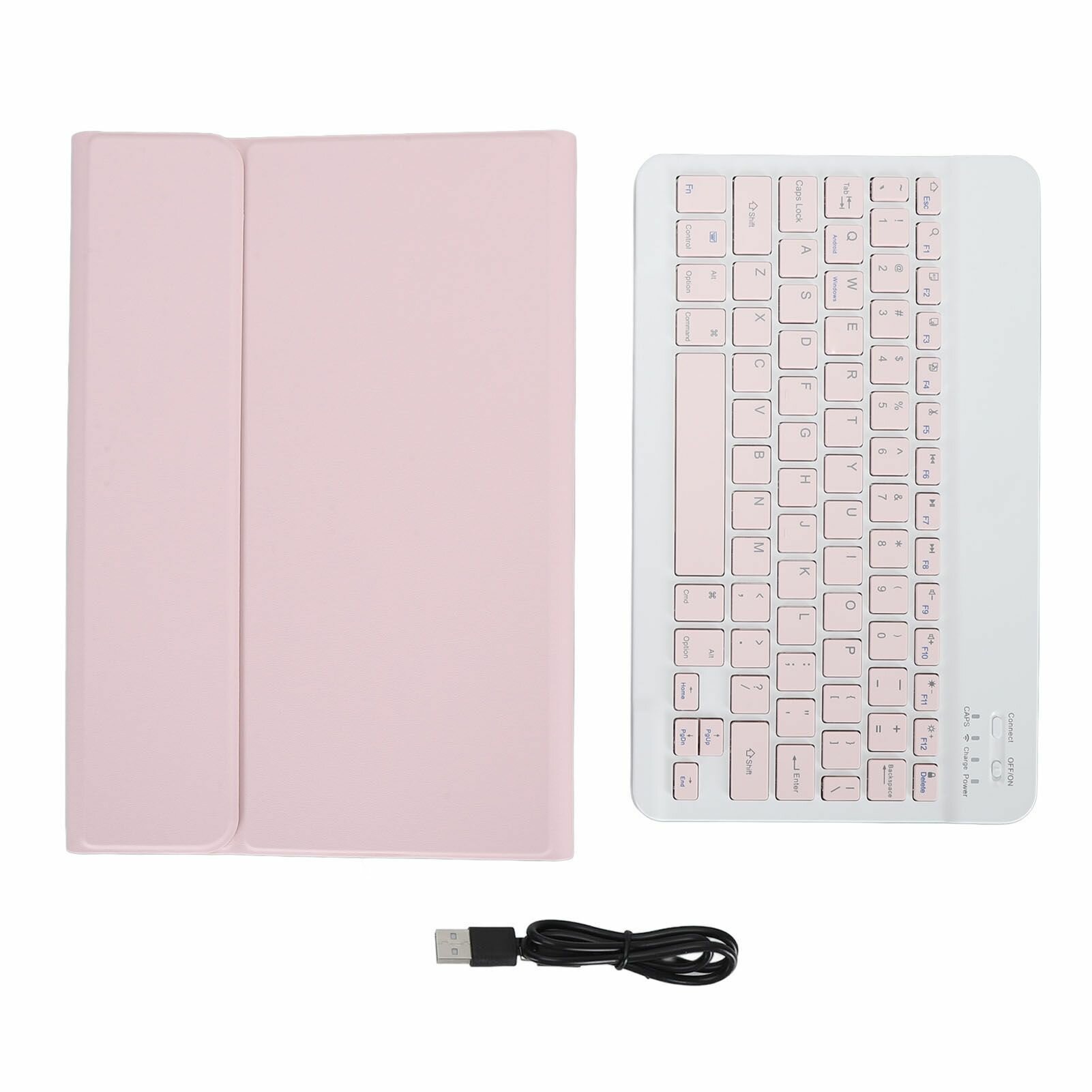 Чехол-клавиатура для Redmi Pad SE 11" 2023, беспроводная Bluetooth, розовый