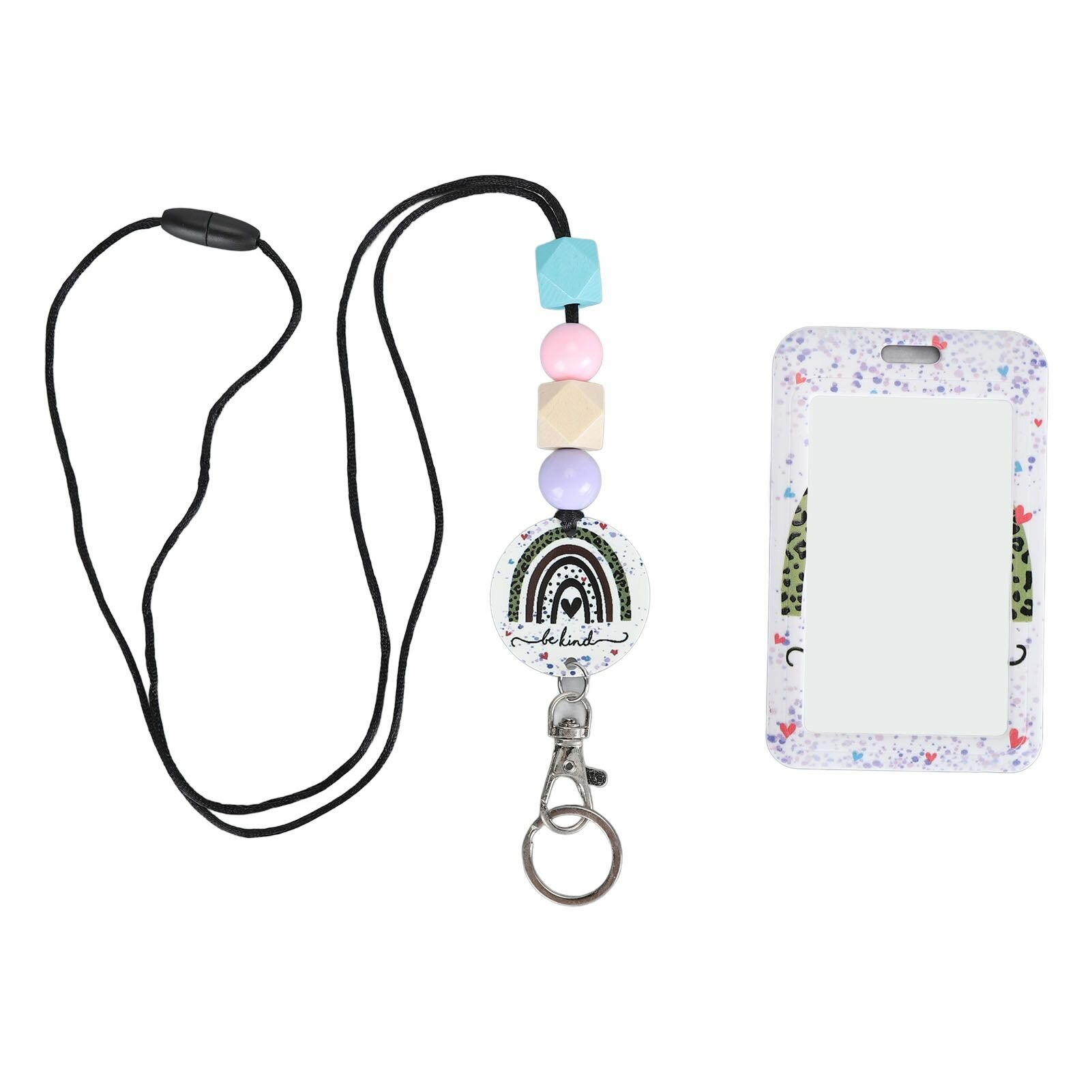 Талреп с бисером (держатель бейджа, тип 1)