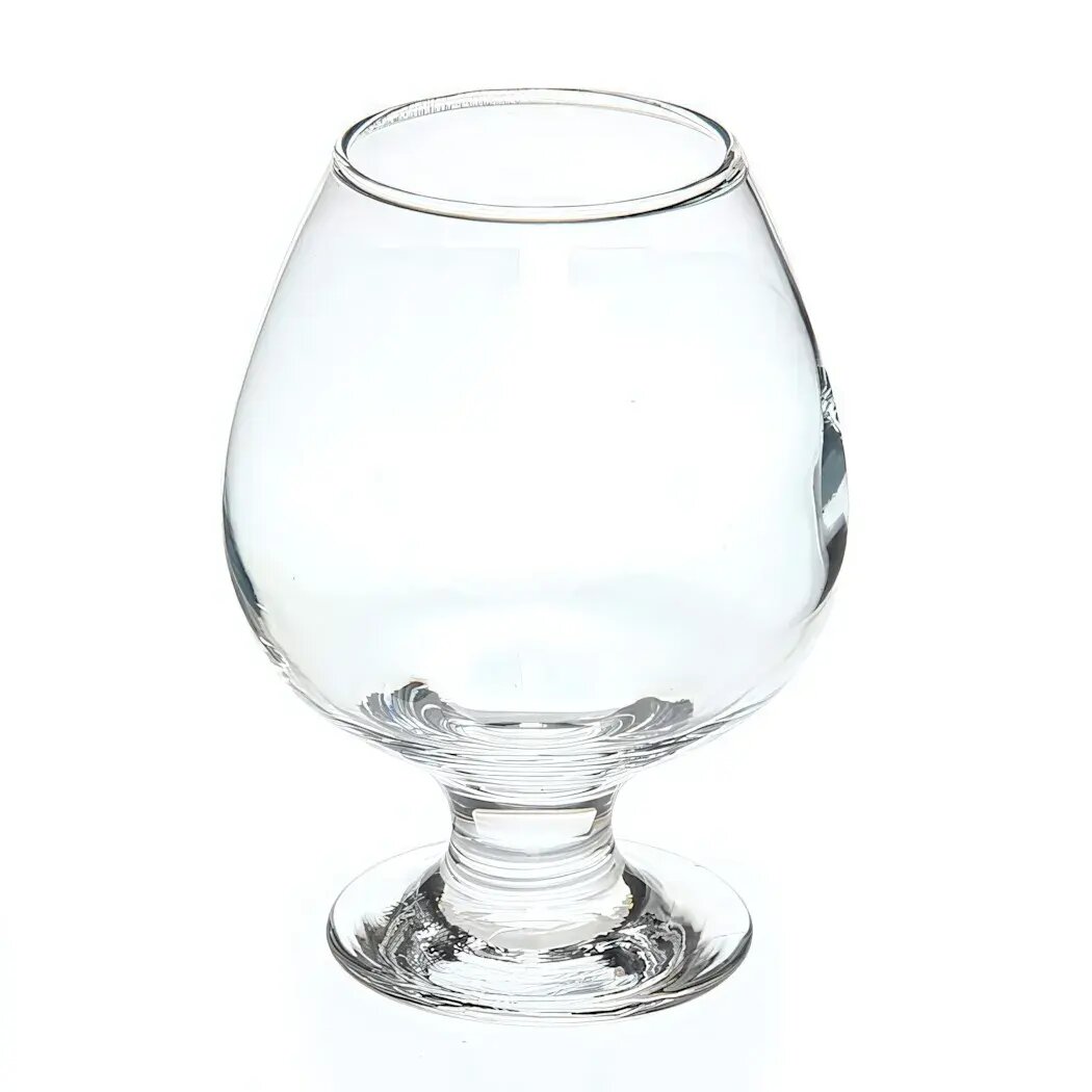 Набор бокалов для коньяка 398мл, 6шт, стекло, стильный дизайн «Бистро»