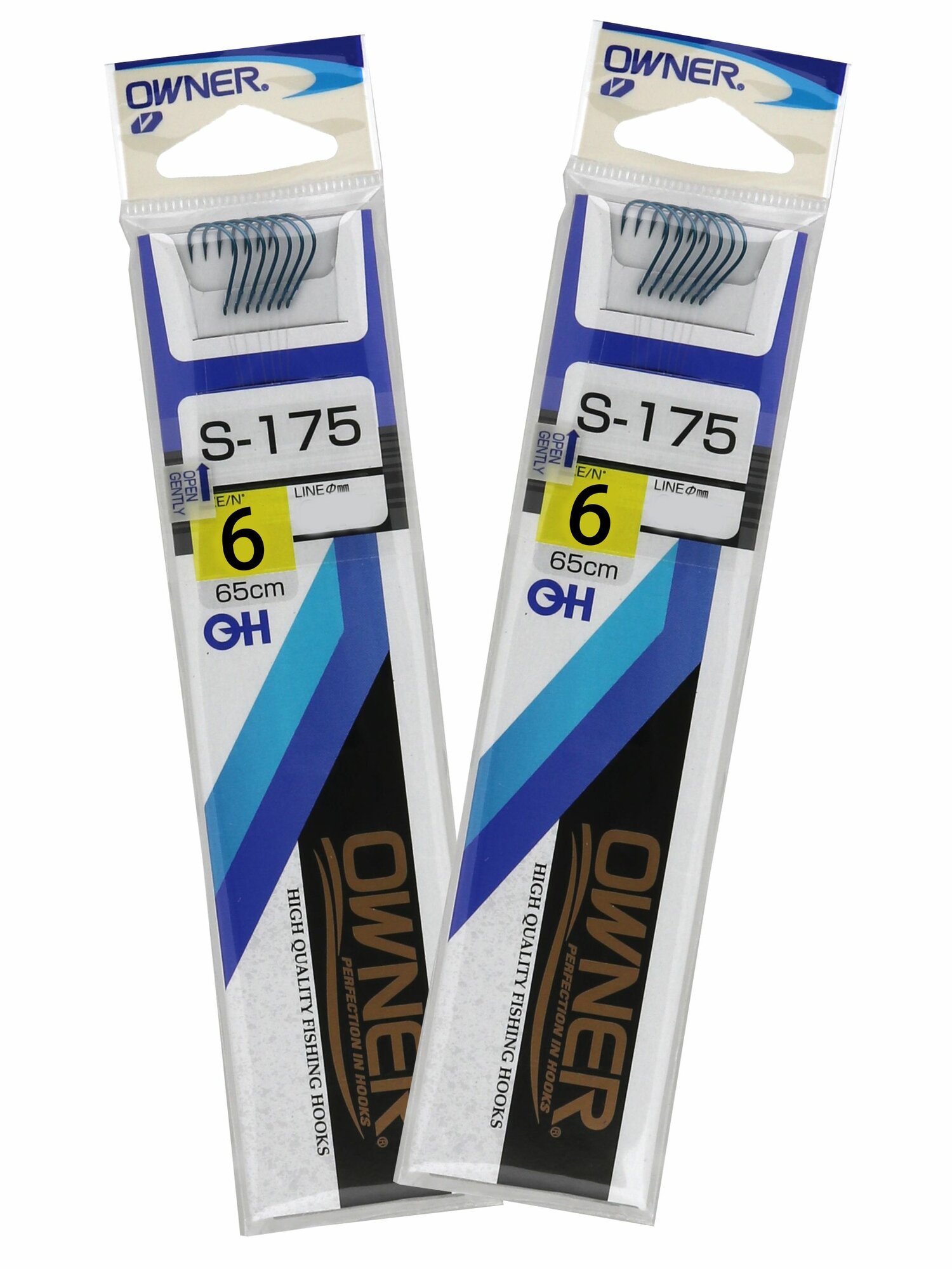 OWNER Поводок готовый S-175 №6 7шт 2 упаковки