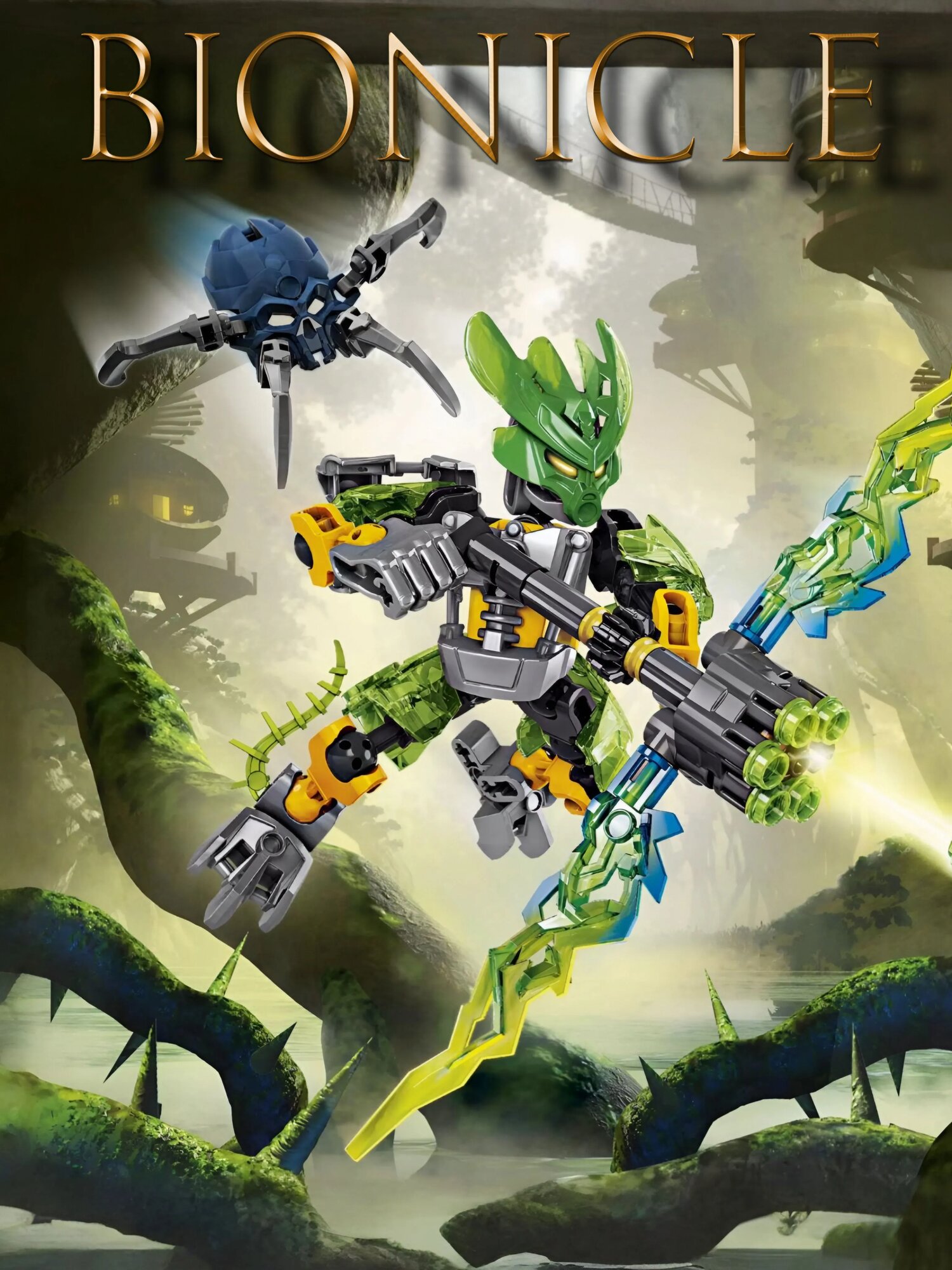 Конструктор Bionicle (Бионикл) , 73+ детали, фигурка-игрушка для детей.
