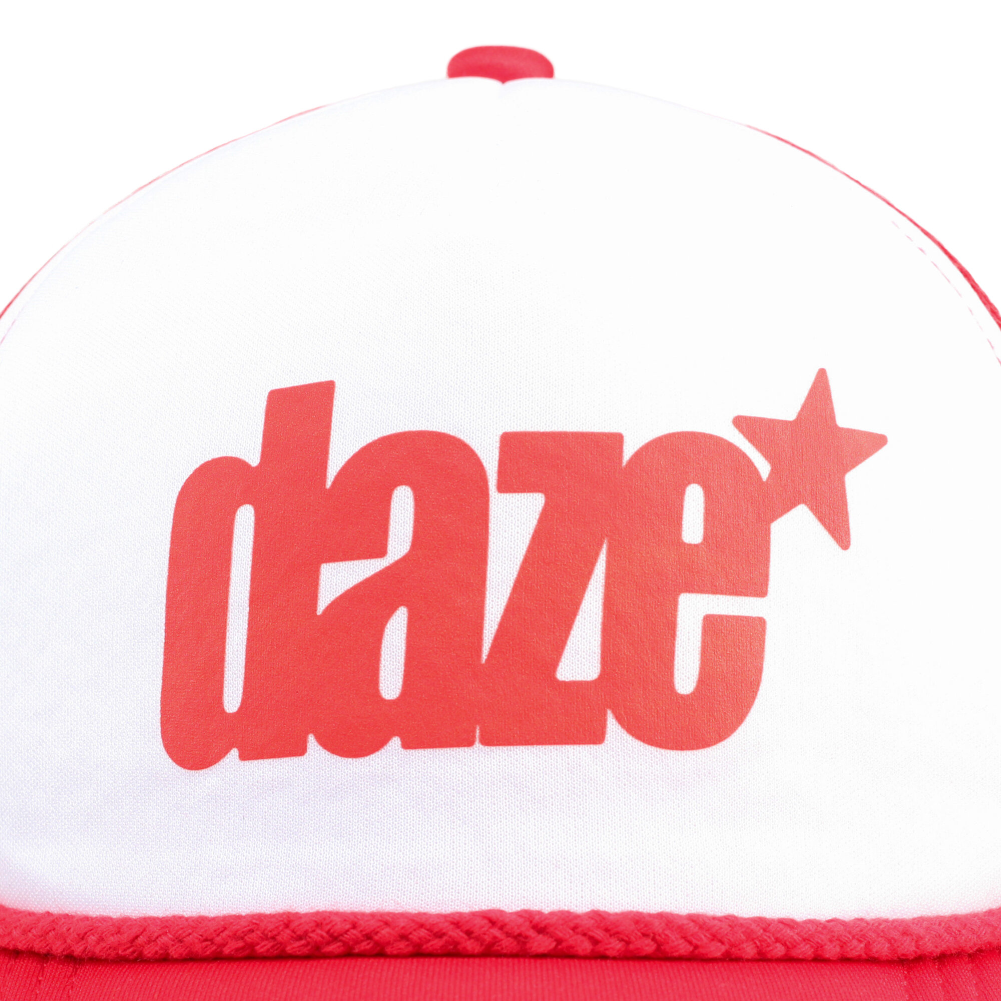 Кепка Daze для мужчин, размер OneSize, белый/красный — фото 1
