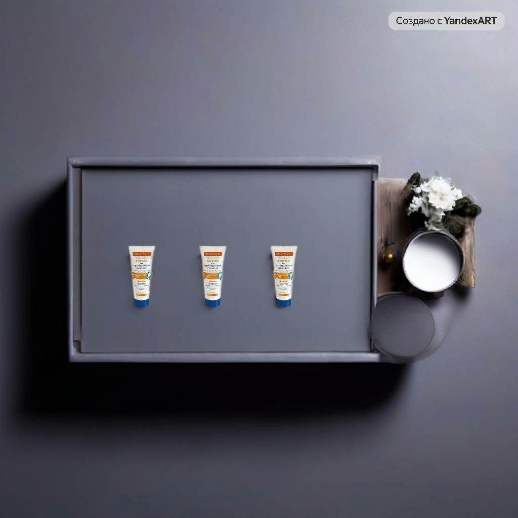 Бальзам Novosvit для огрубевшей кожи ступней ног, 100 мл, 3 шт