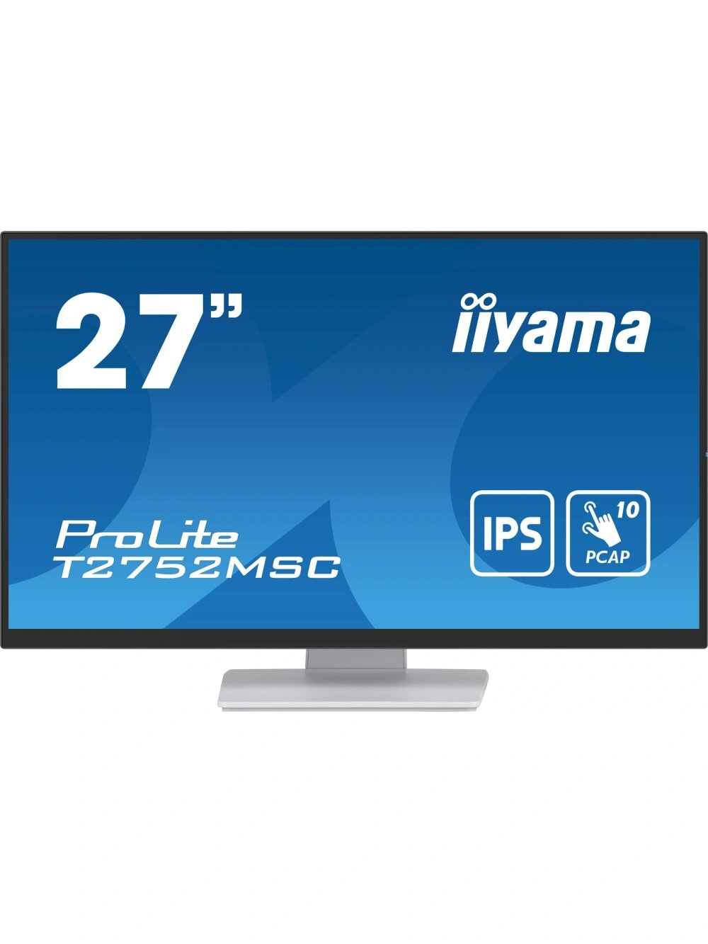 Монитор 27" Iiyama ProLite T2752MSC-W1, 1920х1080, 60 Гц, IPS, белый