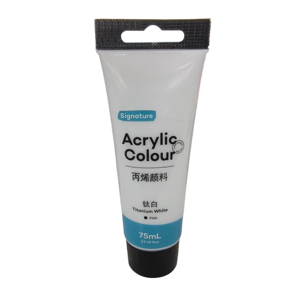 Прочные Тюбики акриловой краски насыщенных цветов объемом 75 мл, безопасные для детей и начинающих, для рисования на ткани, керамике и поделках