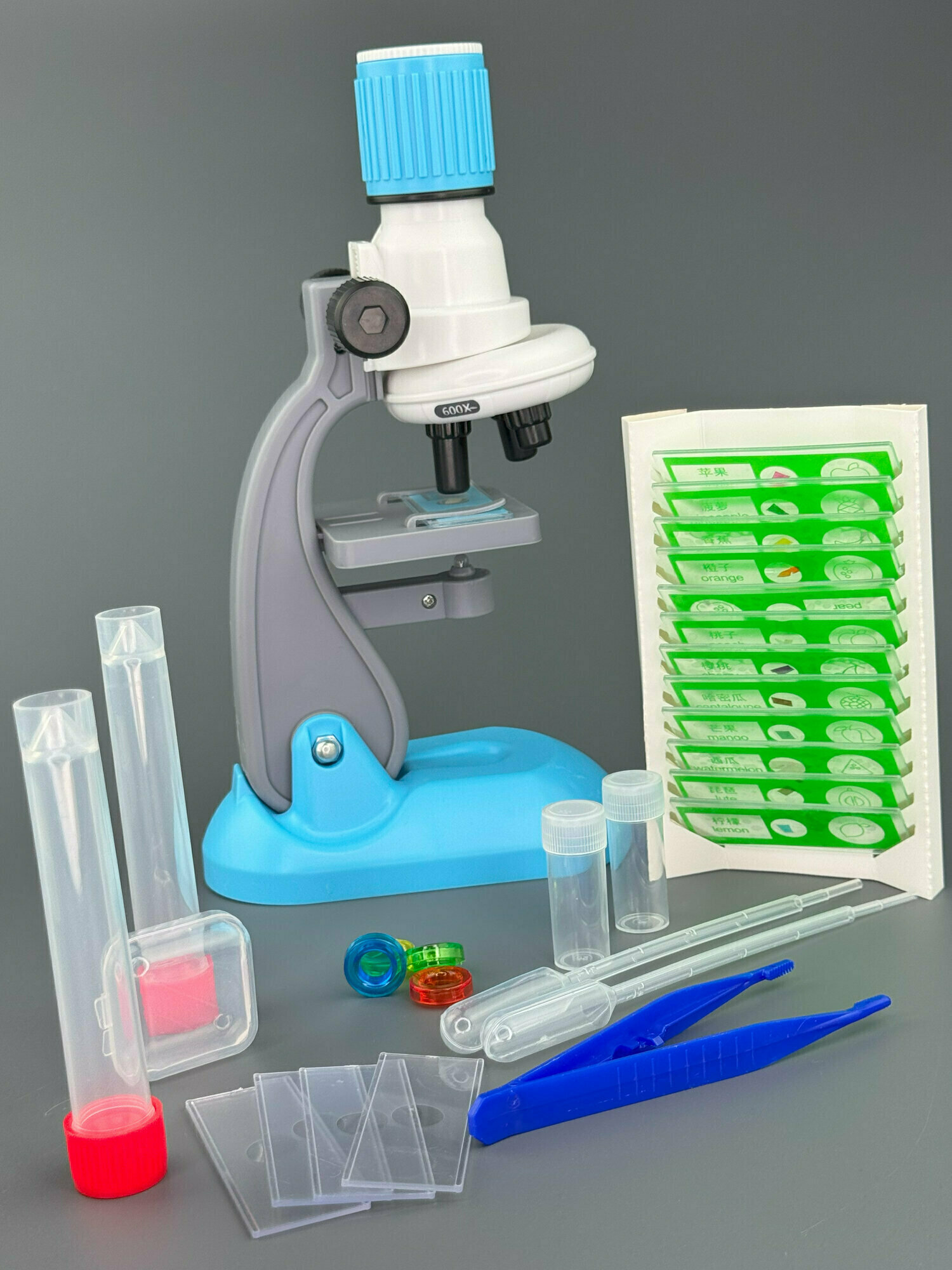 Детский микроскоп, 1200 увеличение