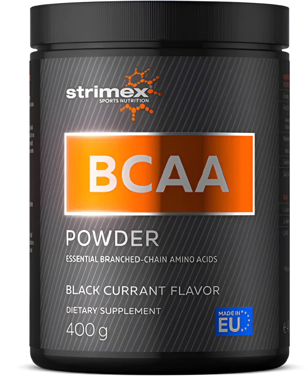 Аминокислоты BCAA Strimex BCAA Powder черная смородина 400 гр