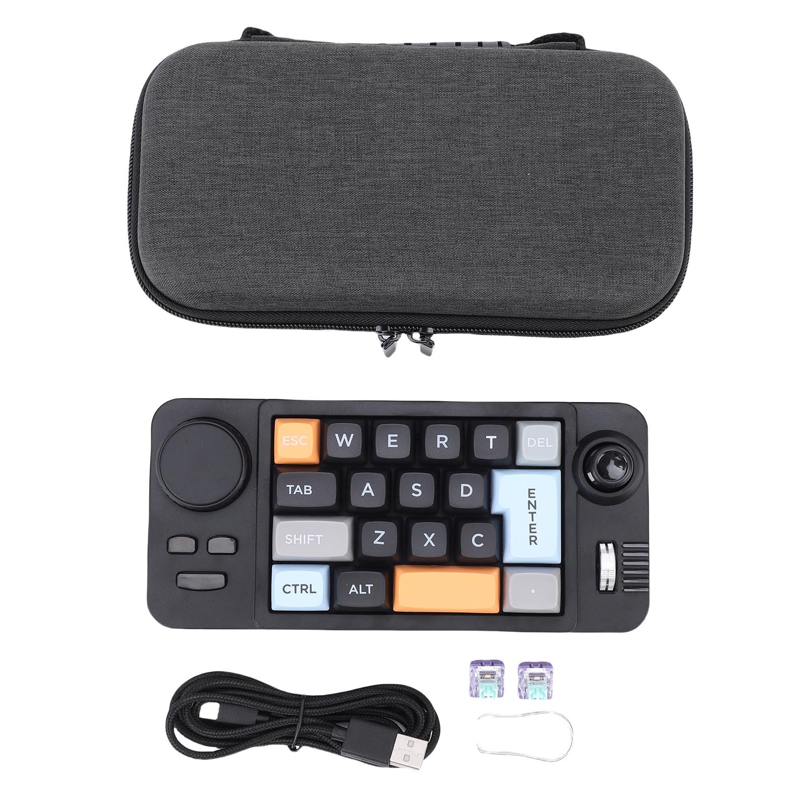Wired USB C -клавиатура с макро -механической клавиш
