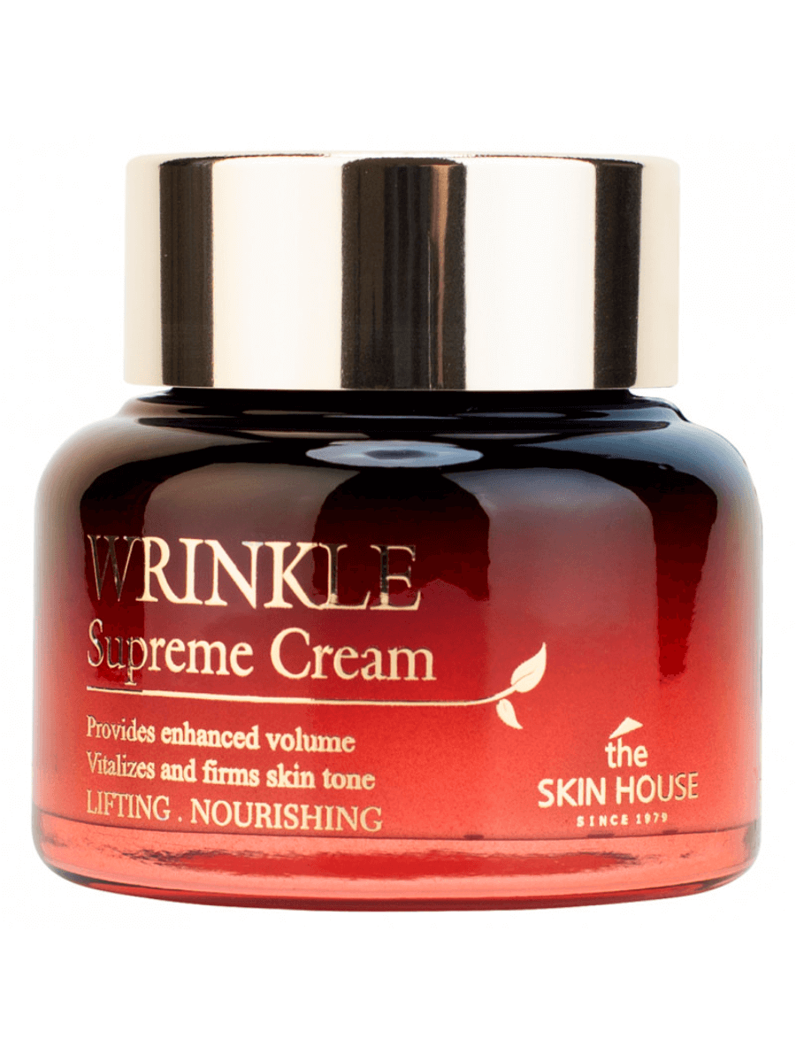 Питательный крем разглаживающий морщины с женьшенем "WRINKLE SUPREME", 50 мл, THE SKIN HOUSE