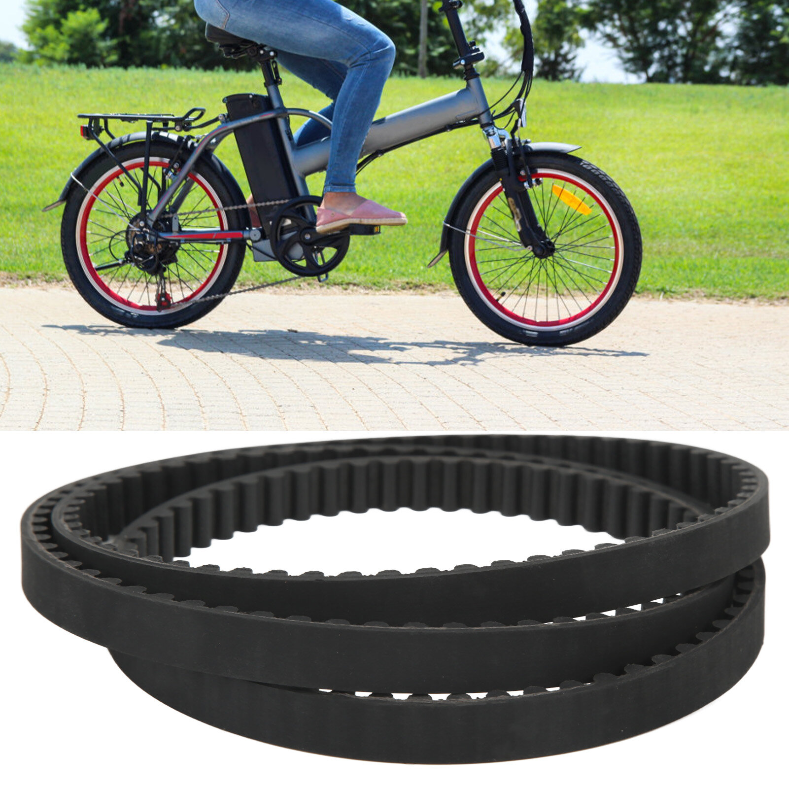 Резиновый приводной ремень ГРМ, устойчивый к высоким температурам, складной приводной ремень для велосипеда для мелкой техники, 8 м 1440 13