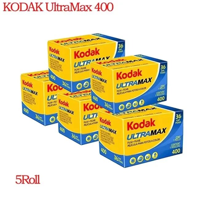 Kodak UltraMax 400, 5 ролл 35мм