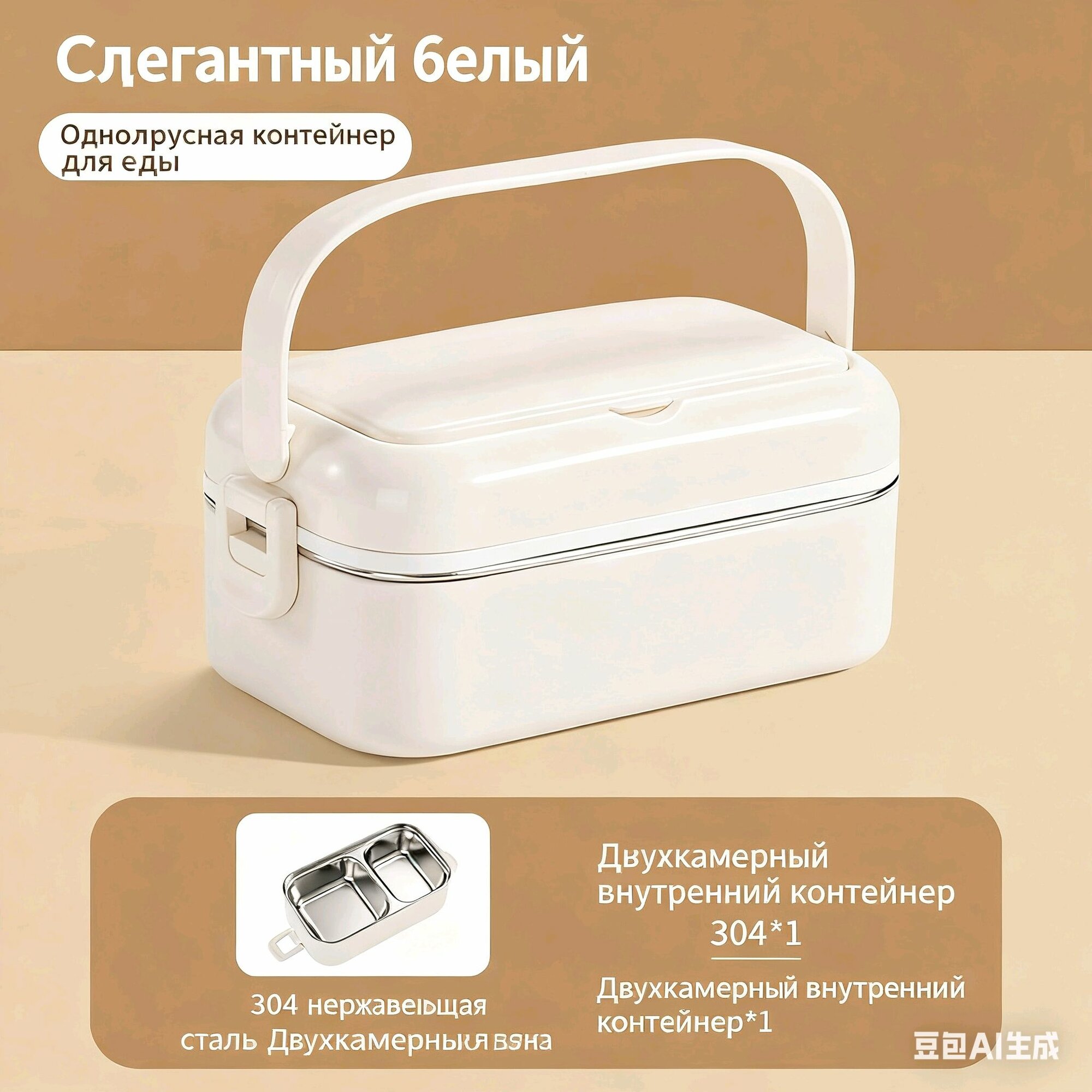 Термос для еды с широким горлом. Контейнер ланч бокс для еды детский/ взрослый. Герметичный термоконтейнер для супа и вторых блюд. 800 мл