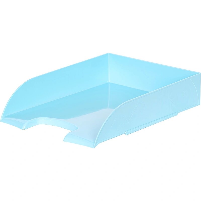 Лоток горизонтальный Attache Selection Flamingo голубой