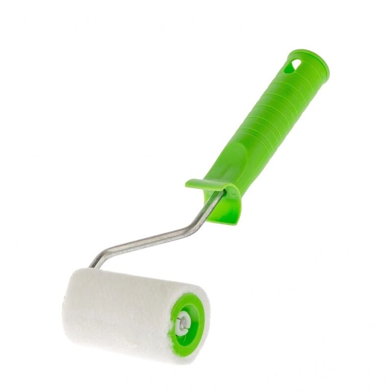 Валик 75 мм D=36 мм с ручкой 6 мм полиакрил, шерсть Велюр Сибртех 80131