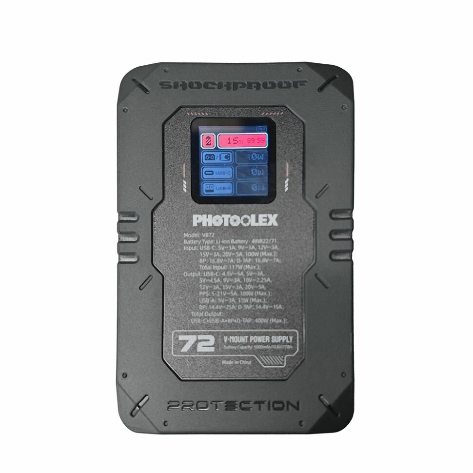 Аккумулятор Photoolex V-mount 72Wh, для профессионального оборудования