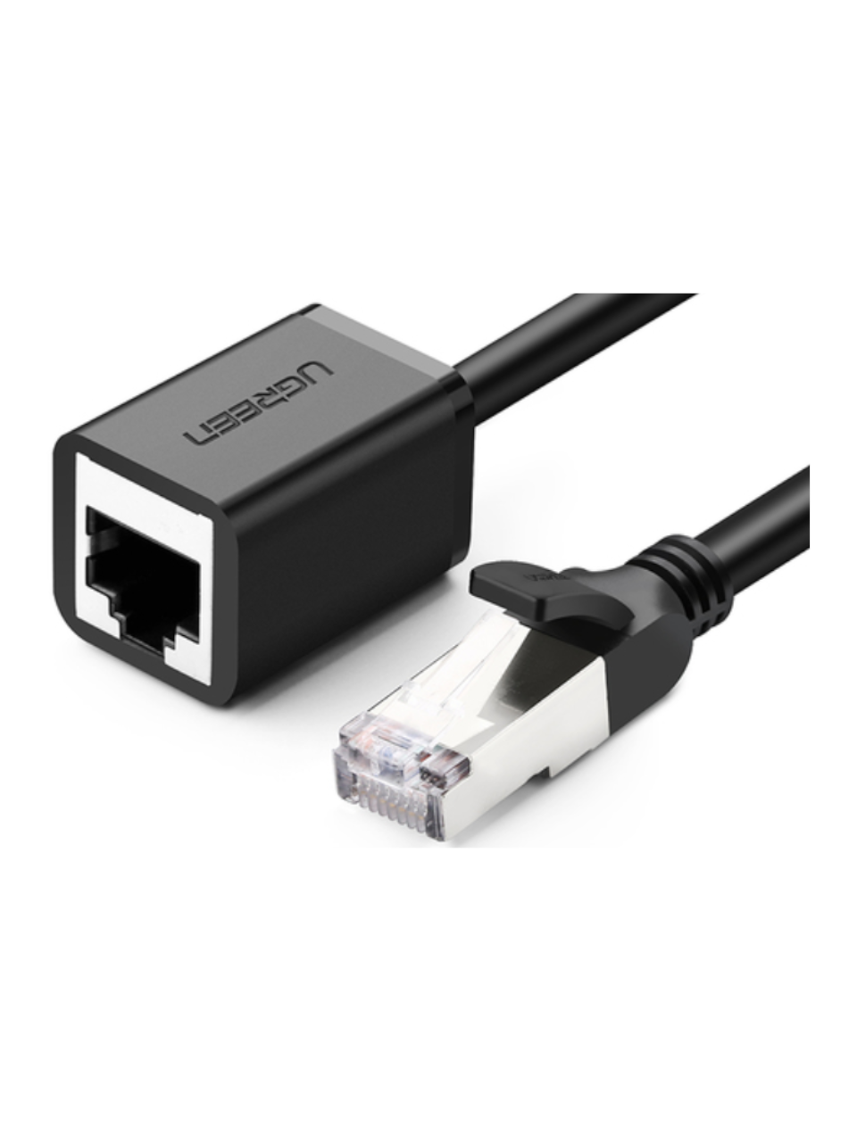 Кабель UGREEN NW112 11279_ Cat 6 F/UTP Ethernet RJ45 Male/Female 1 м, черный