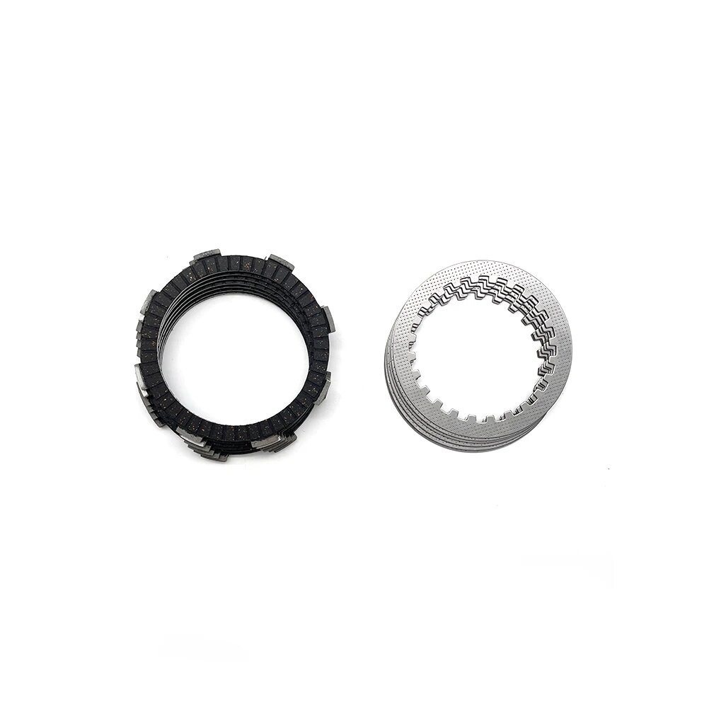 Комплект фрикционных дисков сцепления мотоцикла для LONCIN YBS300 YB300H, 7 шт, диски сцепления, 6 шт, стальной диск сцепления, детали двигателя мотоцикла, Черный