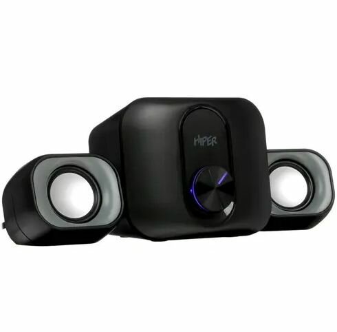 Колонки 2.1 HIPER Roundy (H-TR8(BK)) черный 12 Вт, питание - USB порт