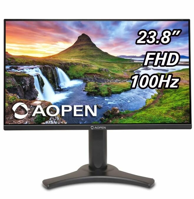 27" Монитор Aopen 27CL2Ebmirx (UM. HC2EE. E01) черный - 1920x1080@100 Гц, IPS, 1 мс, 1000:1, 250 Кд/м, 178/178, HDMI, VGA (D-SUB), AMD FreeSync